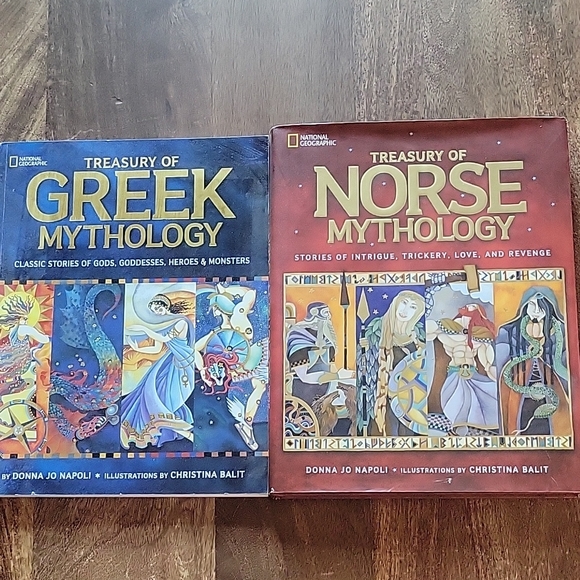 National Geographic | Other | Greek Mythology And Norse Mythology Book ...